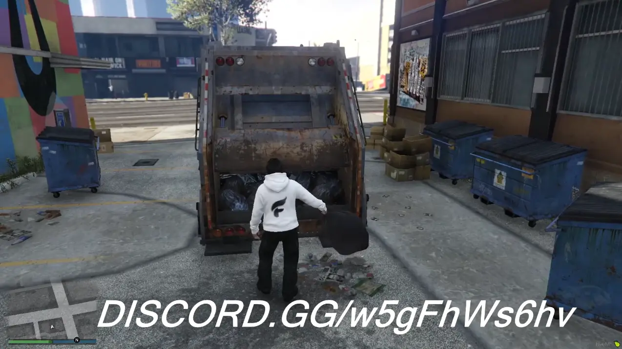 Frozen Garbage Job - Frozen Scripts | Premium FiveM ESX, QBCore & MLO